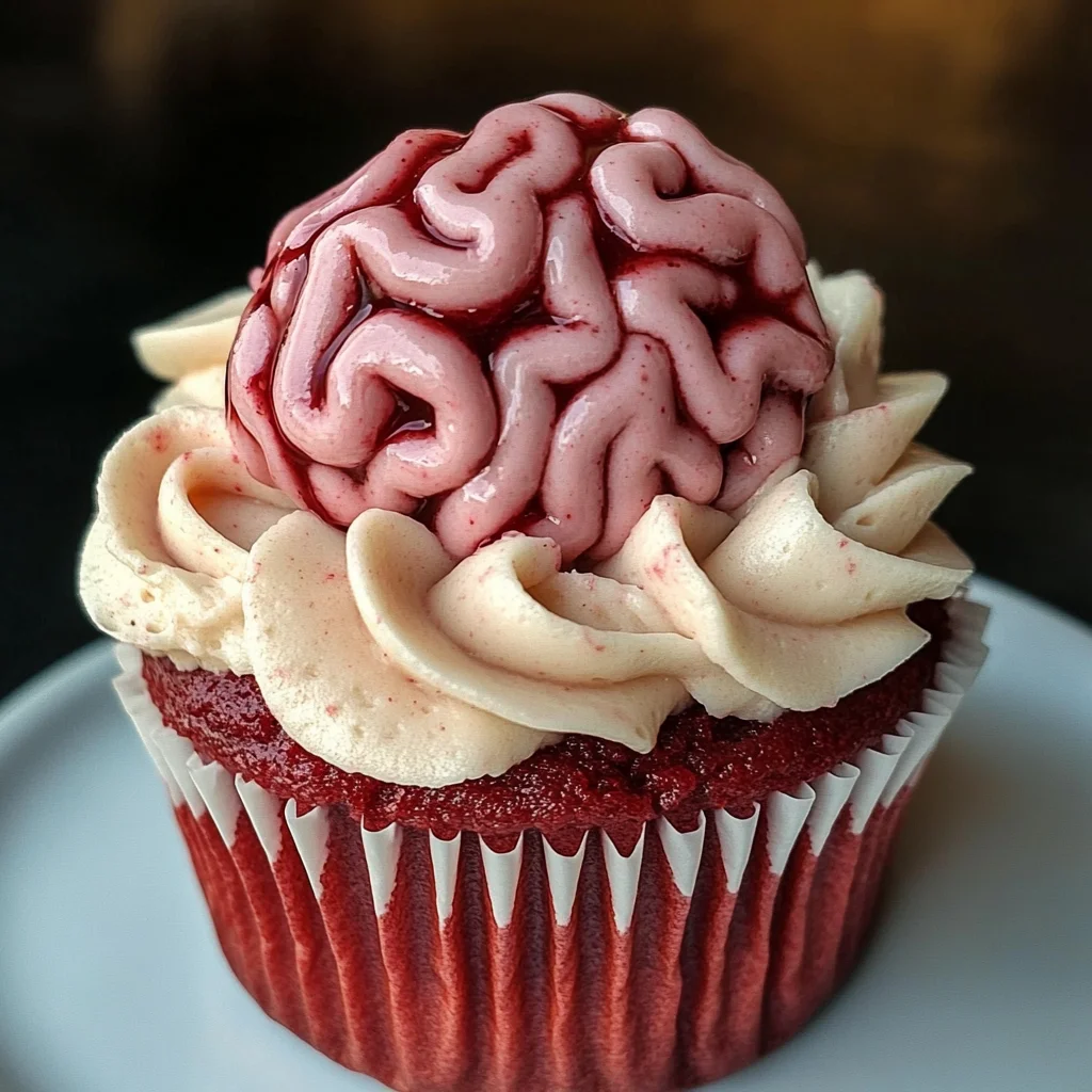 Bleeding Brain Cupcakes