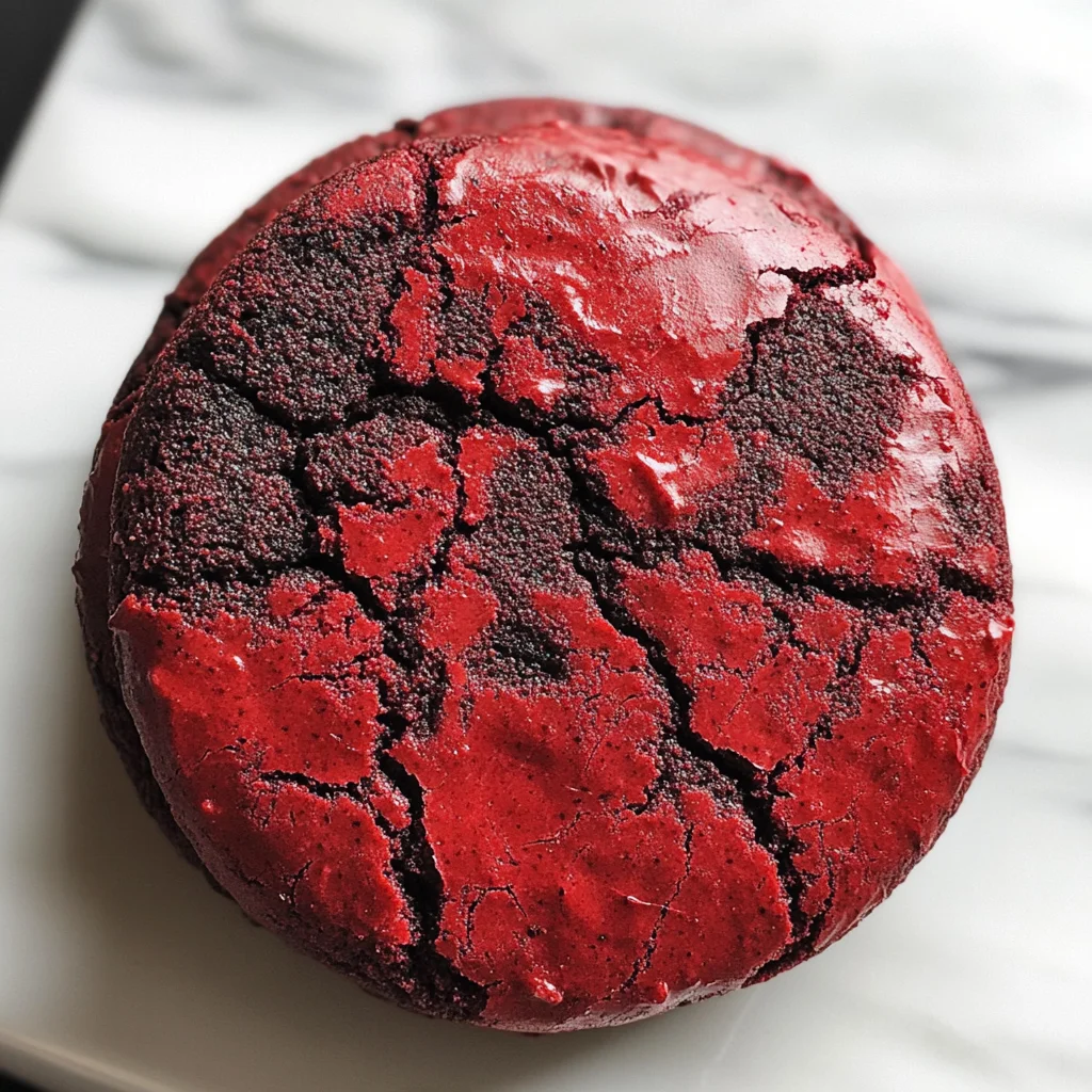 Stranger Things Red Velvet Cookies